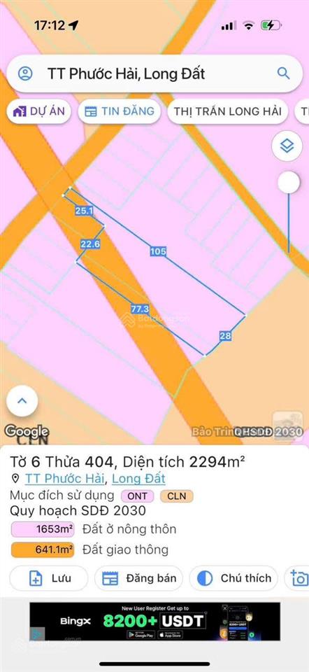 Bán đất 2300m2 sẵn 700m2 thổ cư xã phước hải tp hcm view núi hồ siêu đẹp