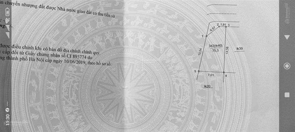 Bán đất đấu giá mả tre 1 bình minh thanh oai hn