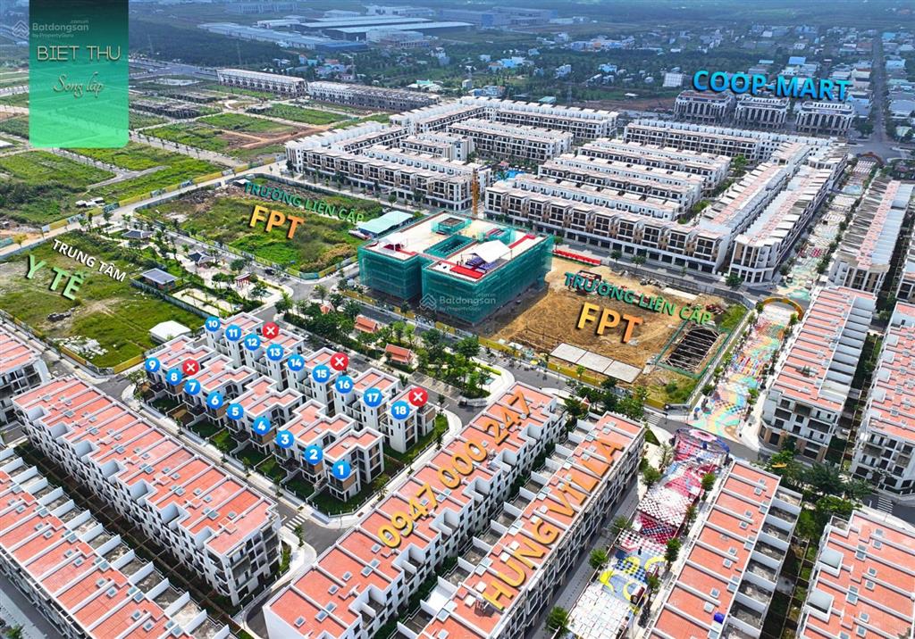 Căn biệt thự góc duy nhất chuyển nhượng 12x24m vị trí đẹp dự án t&t ...