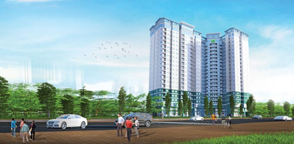 Chung cư 8x đầm sen quận tân phú có sổ hồng 1 phòng ngủ 55m2 cần bán gấp