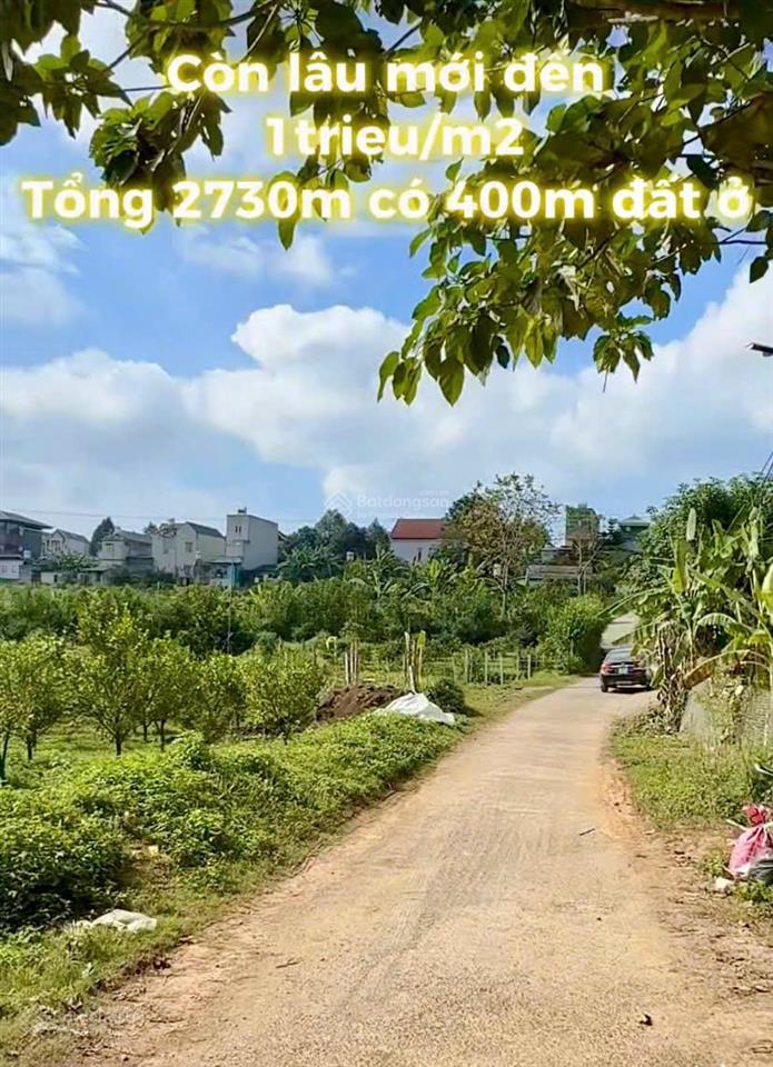 Bán 2730 m² đất cạnh ql6, phong thủy đẹp phù hợp làm nghỉ dưỡng, nhà ...