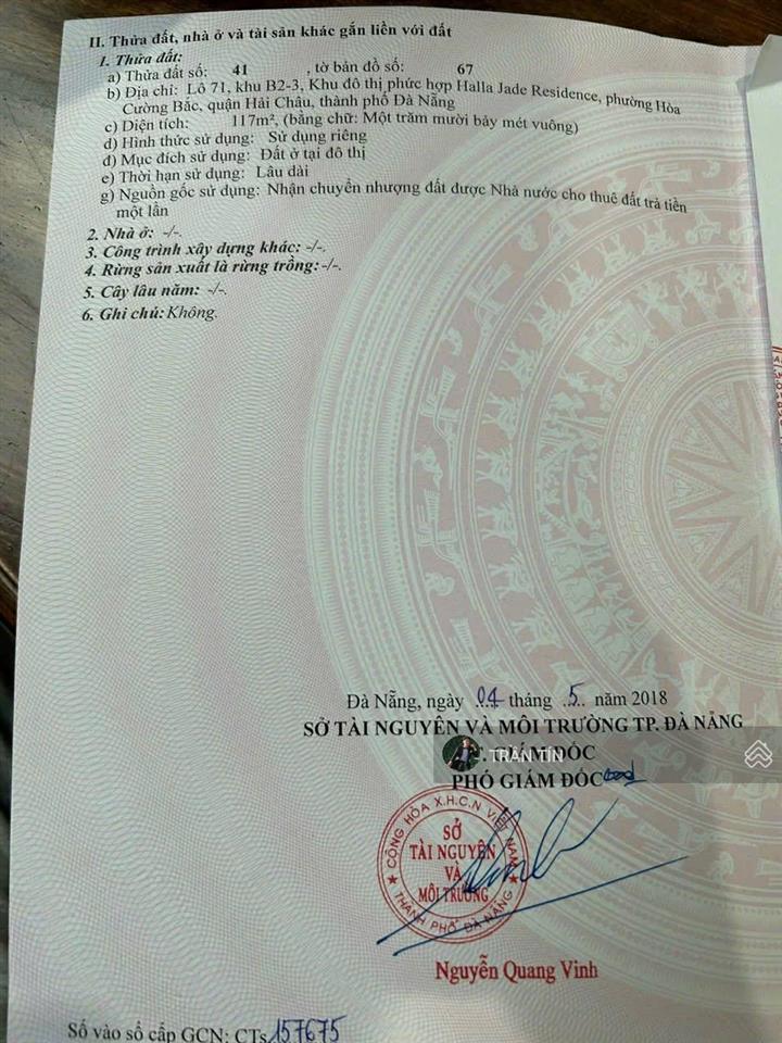 Lô đất mặt tiền đường nại nam 8, sát toà tháp 69 tầng, ngay cạnh lotte ...